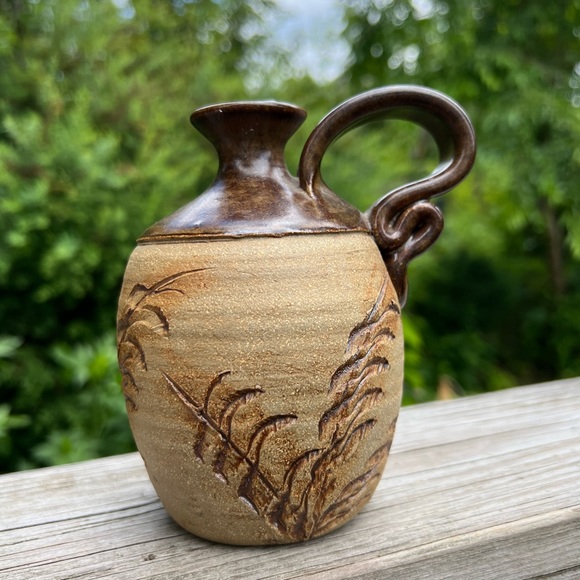 Ringquist | Art | Vintage Art Ceramic Signed Ringquist Jug With Top ...